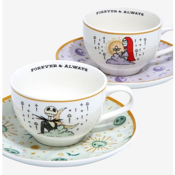 Other | Disney Nightmare Before Christmas Jack Skellington Sally Teacup ...